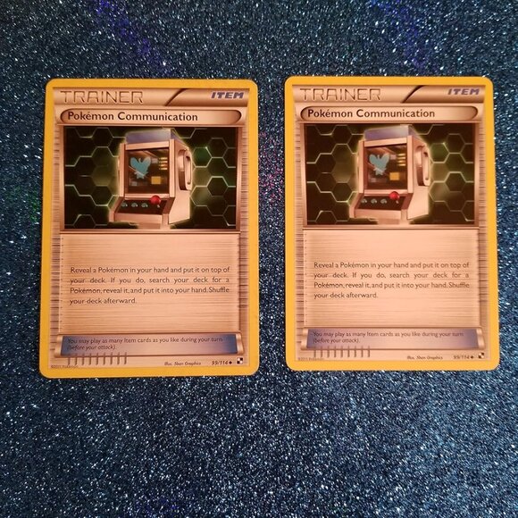 Toys | Pokemon Card Lot 02 Cards Communication Pokemon Black And White ...